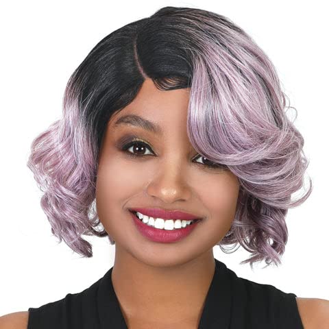 Amazon.com: Diana Bohemian Wig Synthetic Lace Wig Layered Wavy Bob ...