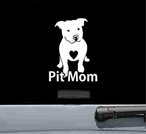 Amazon.com - Bluegrass Decals Pit Bull Pit Mom Pitbull Dog Decal ...