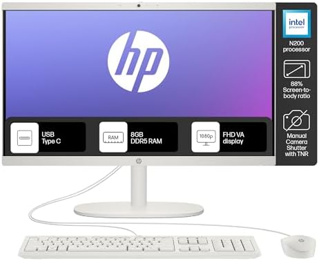 HP All-in-One 24, 13th Gen Intel Core i5-1335U,23.8inch(60.5 cm),FHD ...