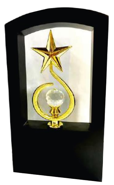 Sovereign Creation Black Wooden Momento Designer with Crystal Nob - 10 ...