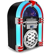 Amazon.com: VICTOR VDTJ-1000 Mini Bluetooth Jukebox with Multicolor LED ...