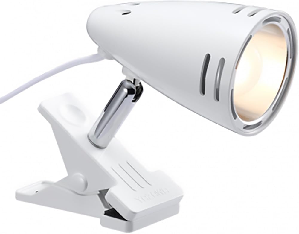 Amazon.co.jp : E26クリップライト ANZENSHI スポットライト 電気スタンド クリップ 間接照明 角度調整可能 コード長1.6m金属製 E26電球別売 (白) : ホーム ...