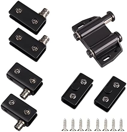 Stainless Steel Glass Door Pivot Hinges,Cupboard Showcase Double ...