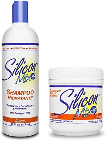 Amazon.com : Silicon Mix Hair Treatment & Shampoo 16 oz Combo – Deep ...