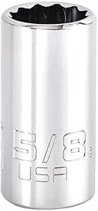 Amazon.com: 1/2 in Drive, Triple Square Metric Socket, 12 Points ...