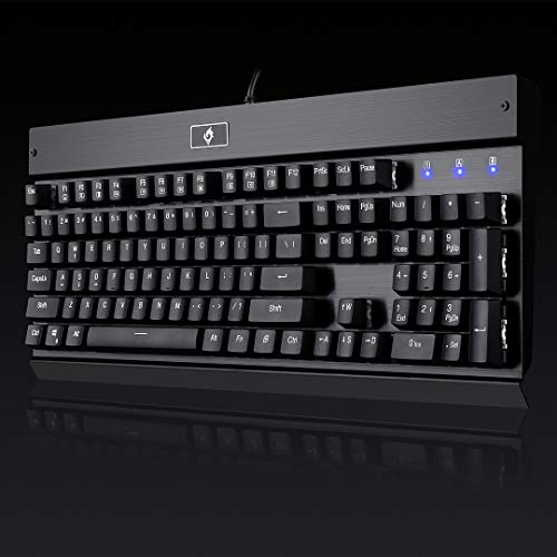 Eagletec KG010 Mechanical Keyboard Wired Ergonomic Brown Switches ...