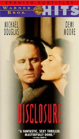 Amazon.com: Disclosure [VHS] : Michael Douglas, Donald Sutherland, Demi ...