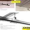 Amazon.com: AKON Curtain Track Ceiling Trolley Track System| Steel ...