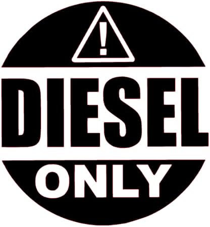 Meira Diesel Only Sticker for Car Fuel Tank (Reflective) (10CM X 9CM ...
