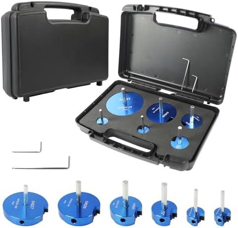 6 Sizes Plastic PVC Pipe Reamer Kit, Pipe Fitting Reamer Tool Kit Fit ...