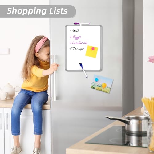 Snapklik.com : VUSIGN Small White Board Dry Erase, 14 X 11 Magnetic Dry ...