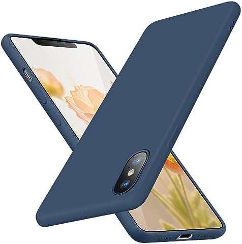 Amazon.com: JUNAUTTB for iPhone Xs Case/iPhone X Case Liquid Silicone ...