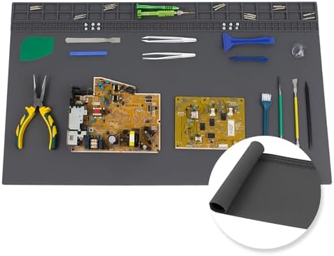 Premium Heat Resistant 932°F 17.3" x 11.8" Silicone Soldering Mat ...