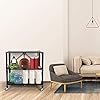 Simple Deluxe 3-Tier Heavy Duty Foldable Metal Rack Storage Shelving ...