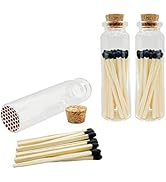 Amazon.com: 2" Brown Stick Black Tip Espresso Style Safety Matches ...