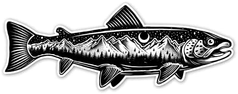 Amazon.com - Trout Fish Decal Sticker for Car-Truck Windows Plus ...