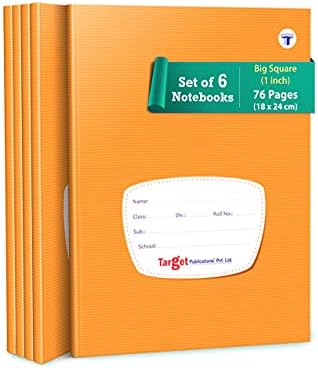 TARGET PUBLICATIONS Big Square Box Notebooks for Kids | 76 Ruled Pages ...