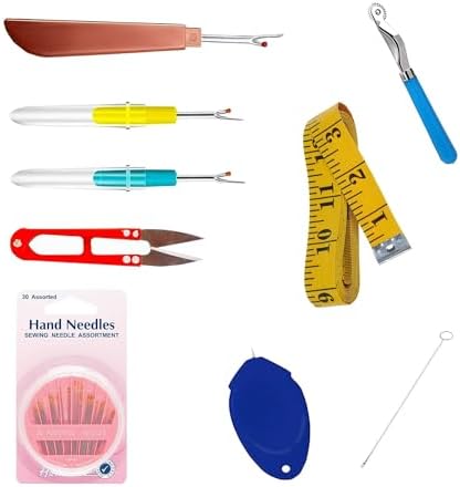 Gemsy 9 in 1 Combo 1 Big Seam Ripper | 2 Small Seam Ripper | 1 Thread ...