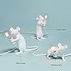 ausuky Retro Rat Table Lamp Mouse Desk Light Bedside Resin Mice Lamp ...