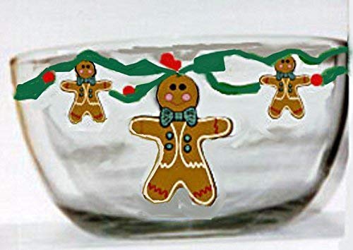 Amazon.com: Gingerbread Men, Gingerbread Dinnerware,Christmas, Bowls ...