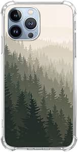 Amazon.com: Ospavbinez Aesthetic Green Mountain Forest Case Compatible with iPhone 15 Pro Max ...
