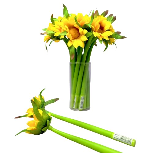 TINYMINYMO® Sun Flower Gel Pen - Silicone Gel Pen - 0.5mm Tip for ...