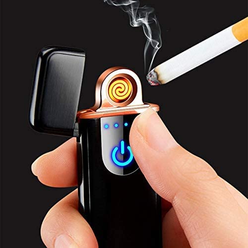 PAMK Fingerprint Sensor Lighter with Indicator Light, Compact ...