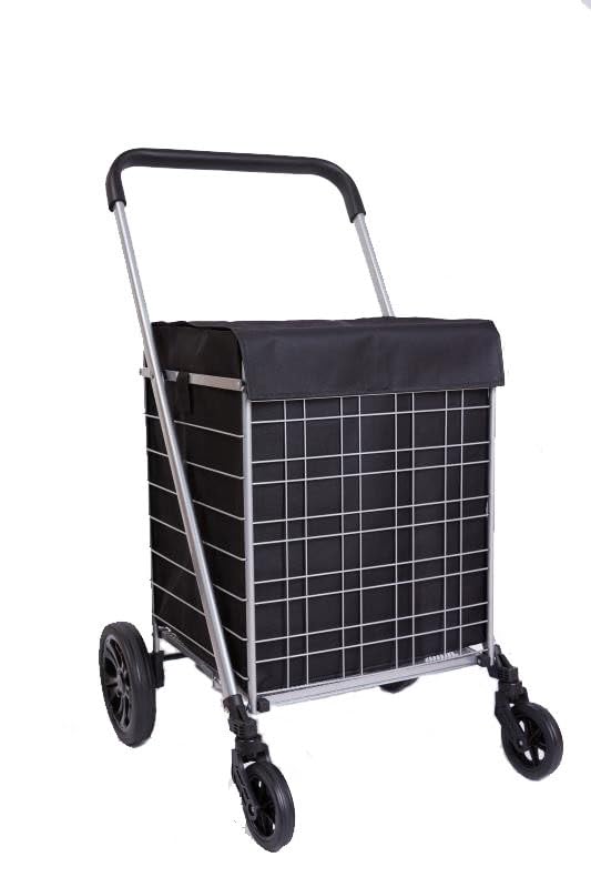 Heavy Duty Extra Large Collapsible Folding Shopping Trolley Cart Water ...