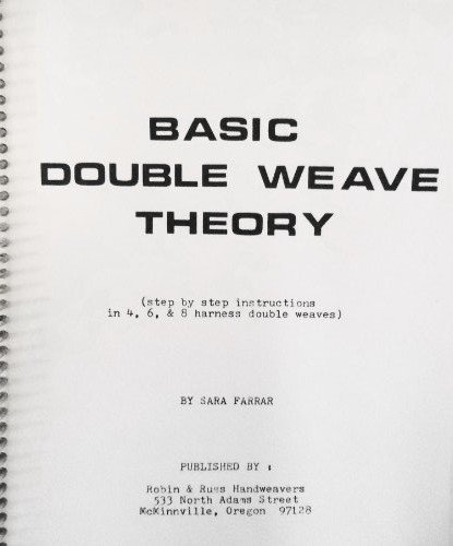 BASIC DOUBLE WEAVE THEORY (STEP BY STEP INSTRUCTIONS IN 4, 6, & 8 ...