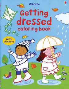 Getting Dressed Coloring Book with Stickers (First Sticker Coloring ...
