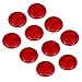 Amazon.com: Yinaolan 10 Pack Red Self Adhesive Round Reflectors, Road ...