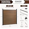 Amazon.com : Fencop 6ft x 6ft Outdoor Privacy Fence, Tall Wind ...