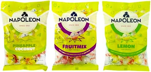Amazon.com: Napoleon Candy Sours Assorted Dutch Candy From Netherlands ...