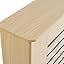 OHS Cream Radiator Cover Medium, Stylish Slatted Design Wooden Frame ...