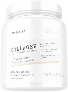 Project #1 Nutrition Multi Sourced Collagen Powder - Grass Fed Collagen ...