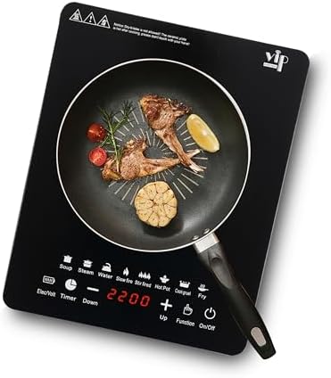 Amazon.com: Portable Induction Cooktop Hot Plate, 750W Adjustable ...
