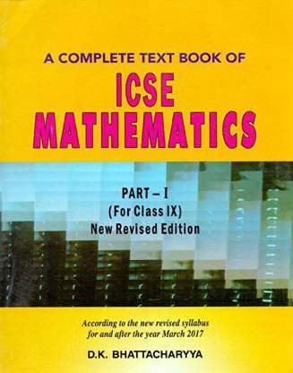 A Complete Text Book of ICSE Mathematics Part I Class - 9 : Amazon.in ...