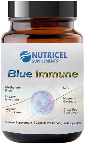 Amazon.com: Nutricel Supplements Methylene Blue Pharmaceutical Grade Capsules, with Added ...