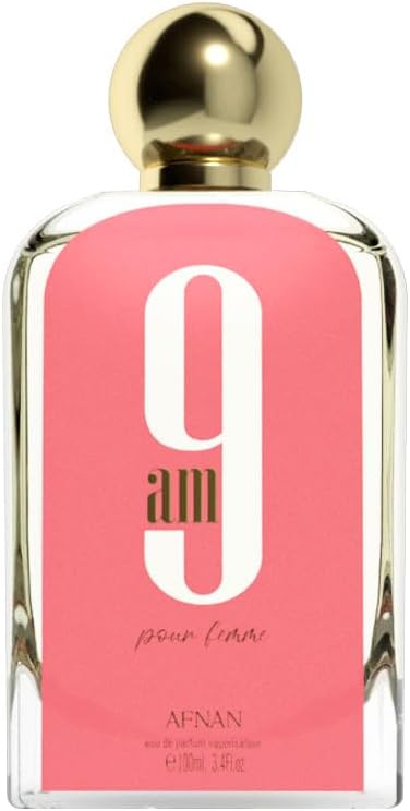Amazon.com : Afnan 9 AM Pour Femme Eau De Parfum, 3.4 Fl. Oz : Beauty ...