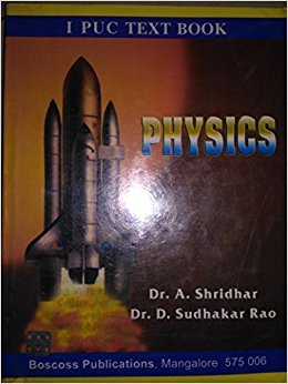BOSCOSS PUBLICATIONS PHYSICS I PUC TEXT BOOK : Amazon.in