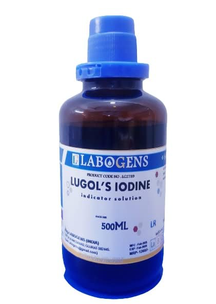 LABOGENS® LUGOL'S IODINE Solution 500ml in Glass Bottle (500ML ...