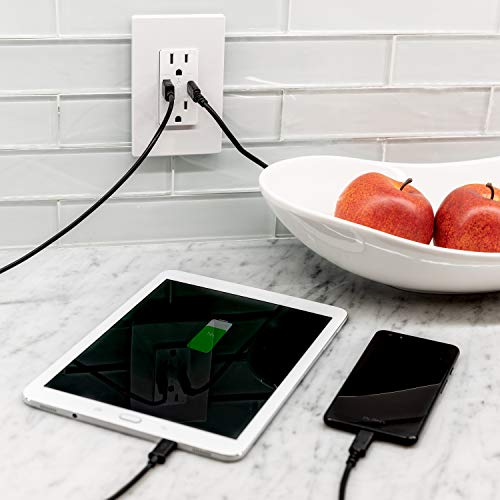 Snapklik.com : GE UltraPro USB-C And USB Outlet, Wall Receptacle, 2 ...