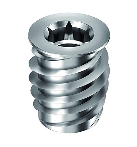 RAMPA® Made in Germany Steel Threaded Insert (50 pcs.) with hex Drive ...