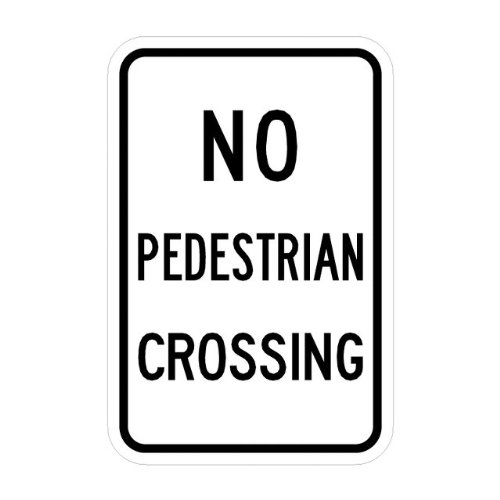 Tapco R9-3A Engineer Grade Prismatic Rectangular Standard Traffic Sign ...