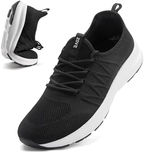 Amazon.com | ZOVE Wide Toe Box Shoes for Men Extra Wide Width Sneakers ...