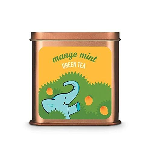 Amazon.com: Mango Mint Green Tea - 100gms Loose Leaf Tea : Grocery ...