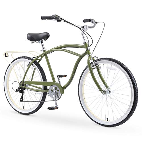Snapklik.com : Sixthreezero Around The Block Mens Beach Cruiser Bike, 7 ...