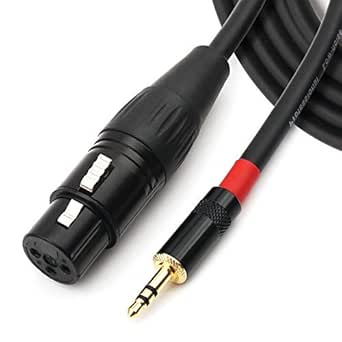 NANYI 3.5mm (1/8 Inch) TRS Stereo Male to XLR Female Interconnect Audio ...