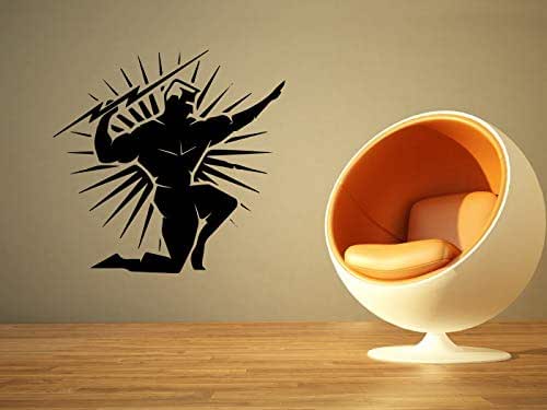 Amazon.com: Vinyl Sticker Greek Mythology Zeus Thunder God Mural Decal ...
