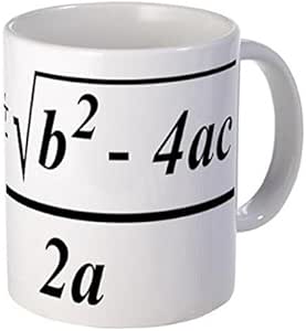 Amazon.com: 11 ounce Mug - The Quadratic Formula Awesome Math Mug - S ...
